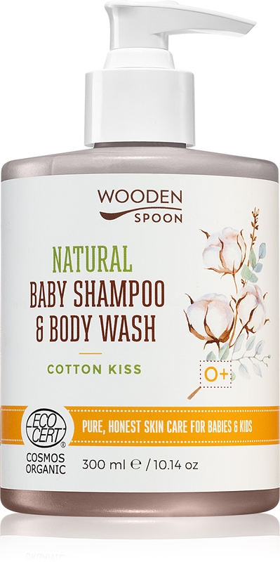 WoodenSpoon Natural szampon i żel pod prysznic dla dzieci 2 w 1