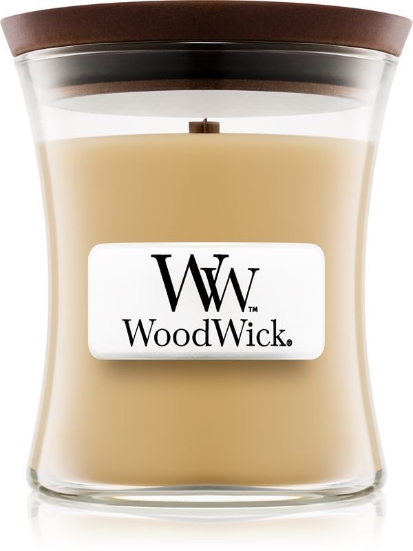 Woodwick At The Beach scented candle with wooden wick | notino.ie