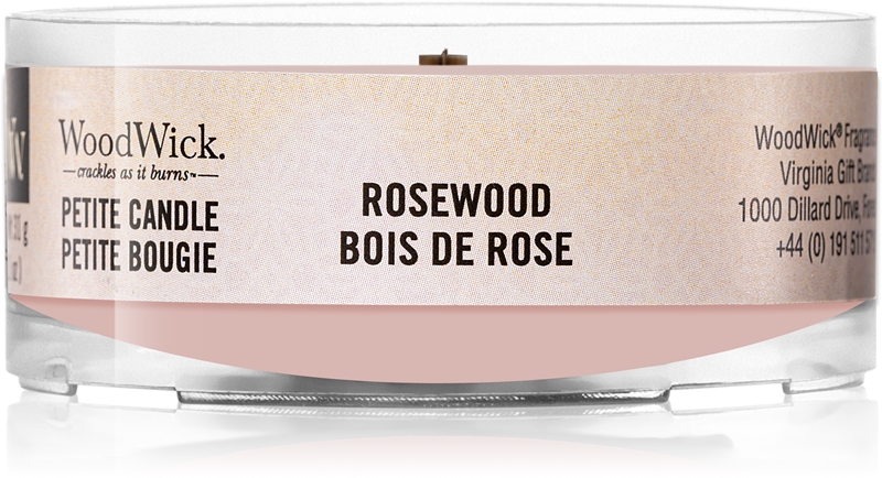 Woodwick Rosewood vela votiva con mecha de madera | notino.es