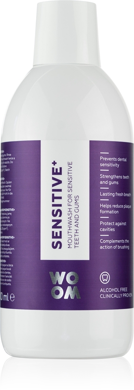 WOOM Sensitive+ Mouthwash mouthwash for sensitive teeth and gums ...