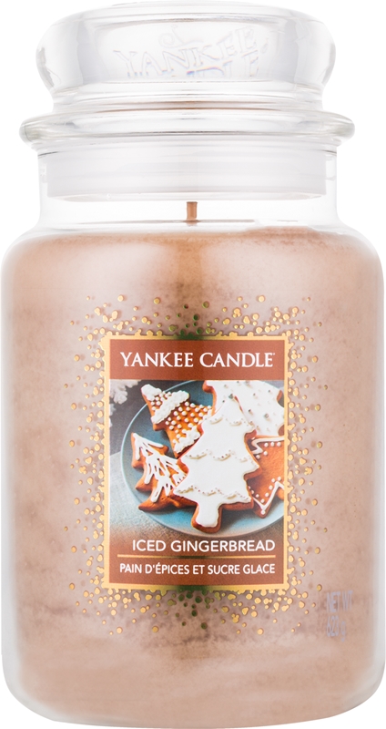 Yankee Candle Iced Gingerbread bougie parfumée 623 g Classic grande ...