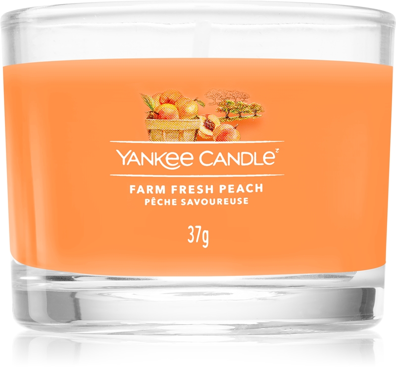 Yankee Candle Farm Fresh Peach candela votiva | notino.it