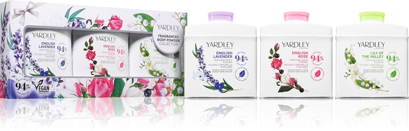 Yardley Fragranced Body Powder Collection set for women | notino.ie