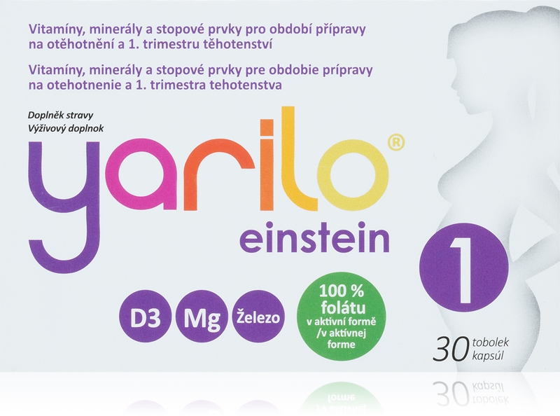 Yarilo einstein 1 doplněk stravy při plánování těhotenství | notino.cz