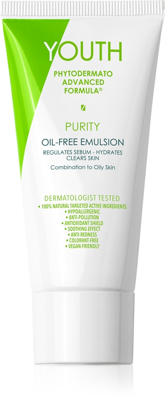 YOUTH Purity Oil-Free Emulsion creme hidratante matificante | notino.pt
