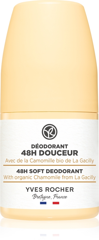 Yves Rocher 48 H Soft Roll-On Deodorant for soft and smooth skin ...