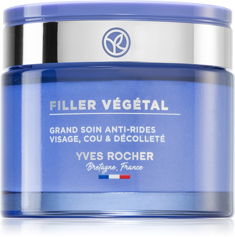 Yves Rocher Filler Végétal изглаждащ крем за лице, врат и деколкте ...