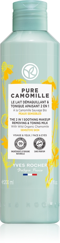Yves Rocher Pure Calmille cleansing lotion and skin toner 2-in-1 ...