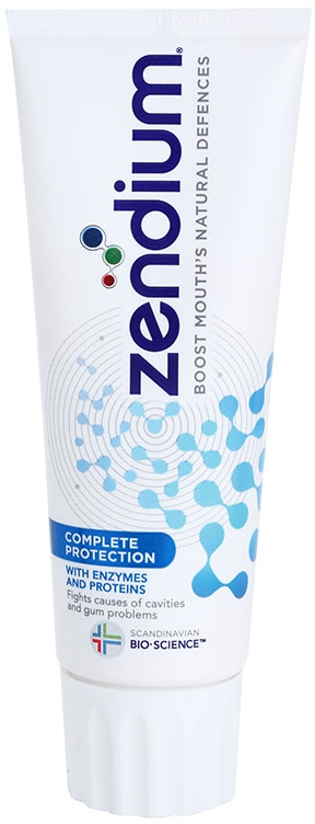 Zendium Complete Protection Toothpaste for healthy teeth and gums ...