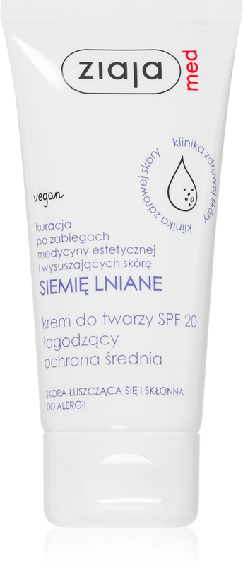 Ziaja Med Linseed Face Sunscreen SPF 20 | notino.ie