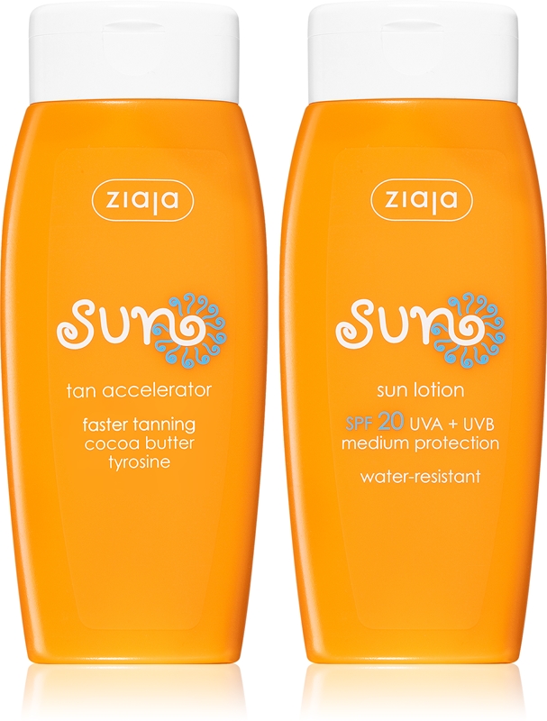 Ziaja Sun Economy Pack for tanning | notino.ie