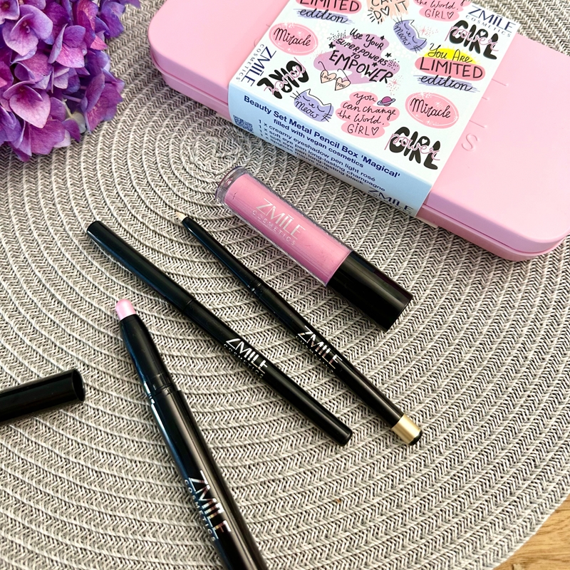ZMILE COSMETICS Beauty Set Magical Metal Pencil Box set per il makeup ...