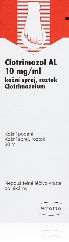 Clotrimazol AL Clotrimazol AL 10 mg/ml spray dermatológico, solução ...