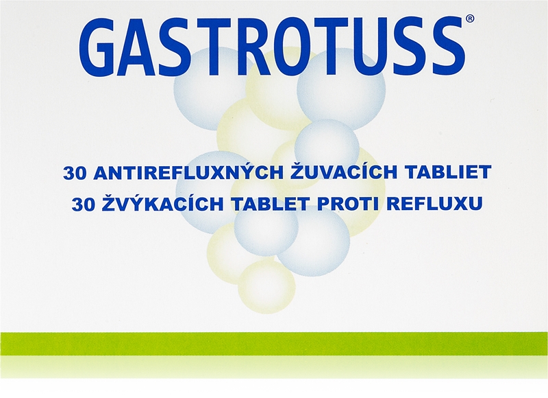 Gastrotuss Gastrotuss proti refluxu žvýkací tablety | notino.cz