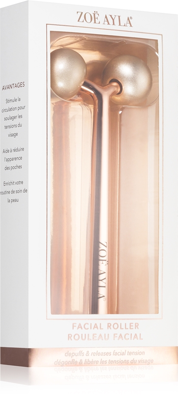 Zoë Ayla Facial Roller Rose Gold rullo per massaggi per il viso | notino.it