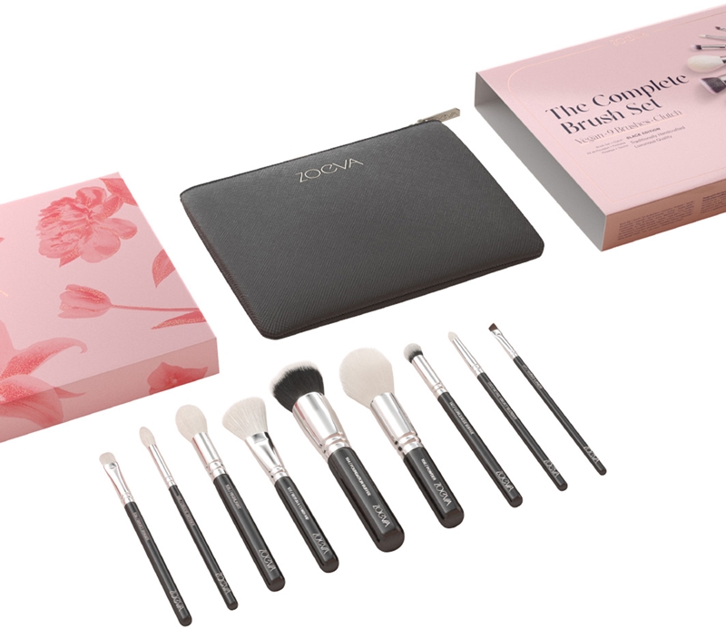 ZOEVA The Complete Brush Set brush set with pouch | notino.ie