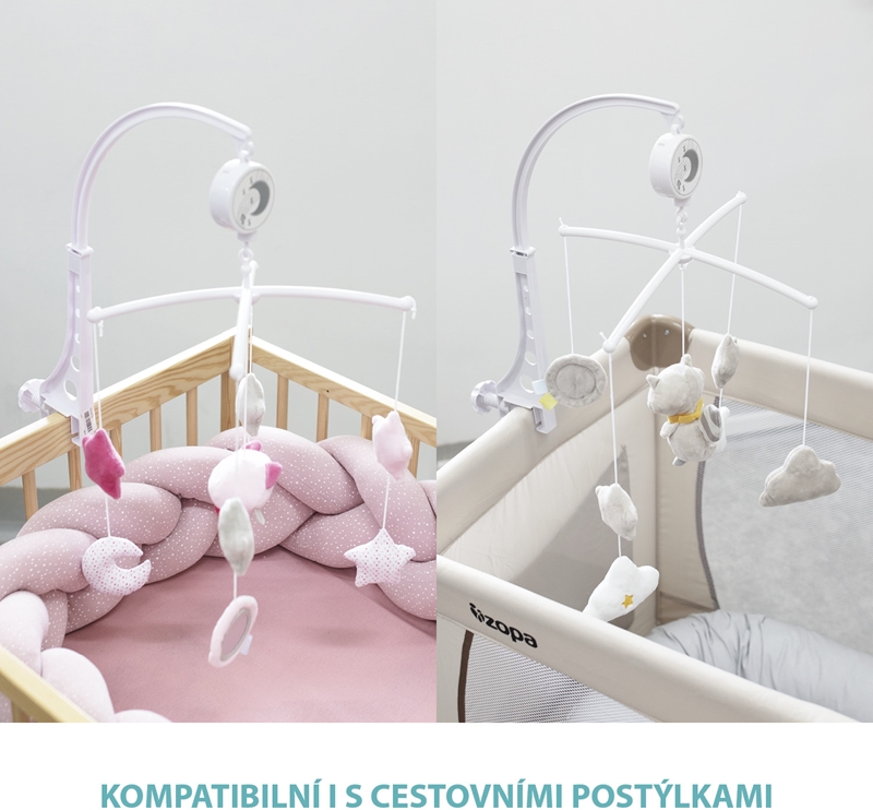 Zopa Music Mobile Hedgehog kolotoč na postýlku s melodií | notino.cz