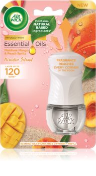 Air Wick Paradise Island Maldives Mango & Peach Spritz elektrisk luftfrisker Med genopfyldning ...