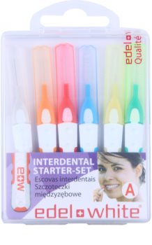 Edel+White Interdental Brushes brossettes interdentaires 6 pièces mix ...
