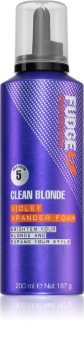 Fudge Clean Blonde Violet Xpander Foam Styling Color Mousse For Blondes ...