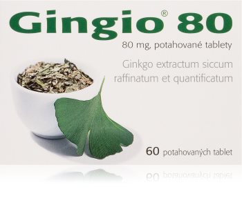 Gingio Gingio 80mg potahované tablety | notino.cz
