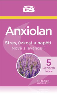 GS Anxiolan výživový doplnok na úľavu od stresu a emočný komfort ...