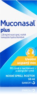 Muconasal Muconasal Plus 1,18 mg/ml nosní sprej, roztok | notino.cz