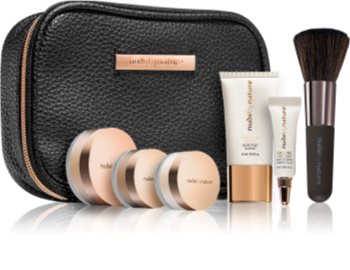 Nude by Nature Complexion Essentials Starter Kit dárková sada W2 Ivory pro ženy | notino.cz