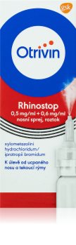 Otrivin Otrivin Rhinostop 0,5 mg/ml + 0,6 mg/ml nosní sprej, roztok ...