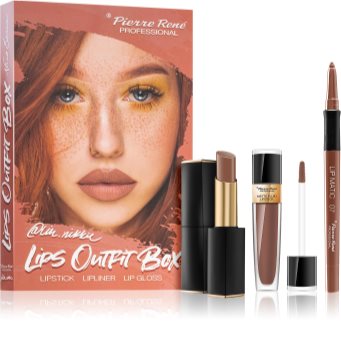 Pierre René Lips Outfit Box zestaw upominkowy do ust