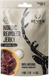 RENJER Nordic Reindeer Jerky Sea Salt sušené maso sob | notino.cz
