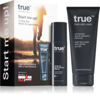 true men skin care Start Me Up! kit per la cura del viso (per uomo ...