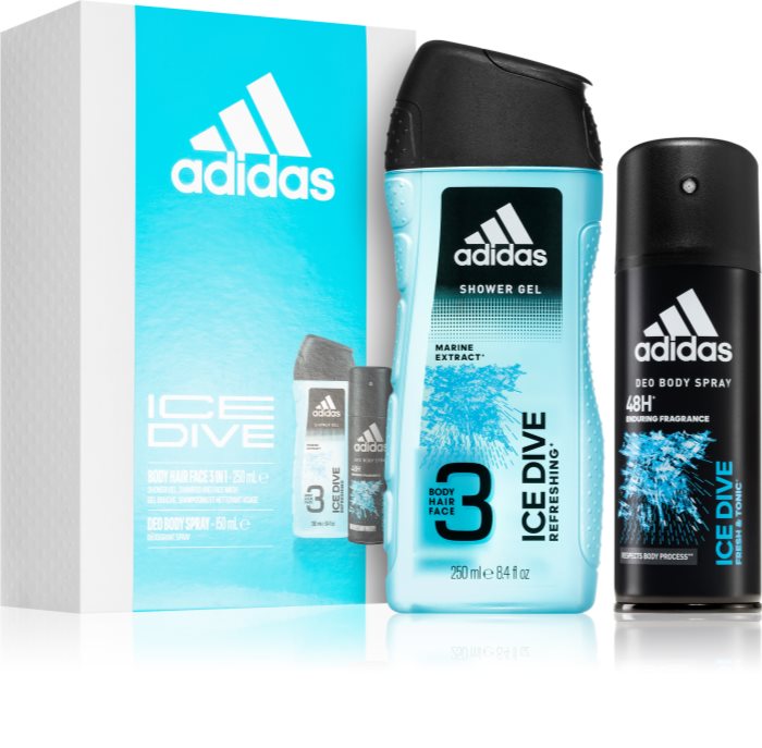 Adidas Ice Dive Edition 2022 Gift Set (for Body) for Men | notino.co.uk