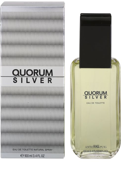 Antonio Puig Quorum Silver Eau de Toilette para hombre | notino.es