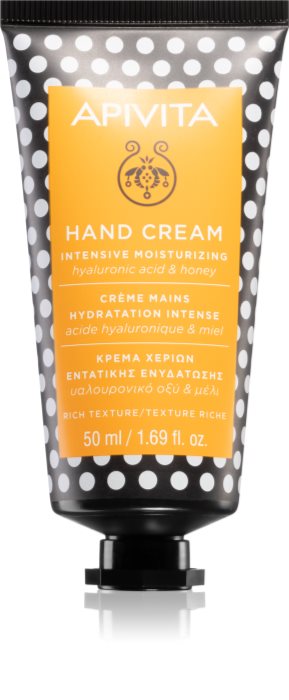 Apivita Hand Care Hyaluronic Acid & Honey хидратиращ крем за ръце с мед | notino.bg