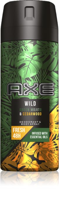 Axe Wild Green Mojito & Cedarwood Deodorant and Bodyspray | notino.ie