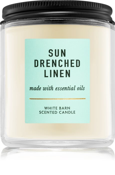 Bath & Body Works Sundrenched Linen scented candle | notino.ie