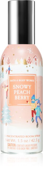 Bath & Body Works Snowy Peach Berry cпрей за дома | Аромати за дома ...
