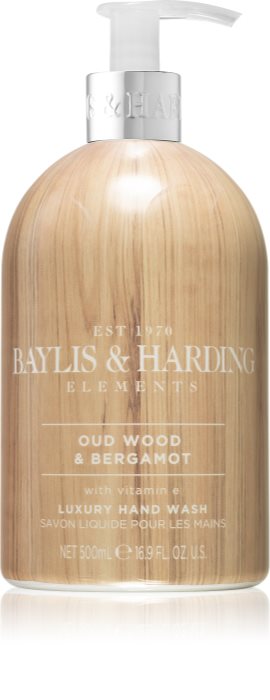 Baylis & Harding Elements Oud Wood & Bergamot Hand Soap | notino.co.uk
