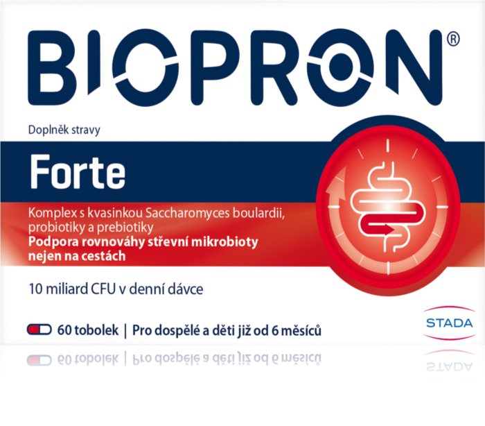 Biopron Forte 60 tobolek doplněk stravy pro obnovu střevní mikroflóry | notino.cz