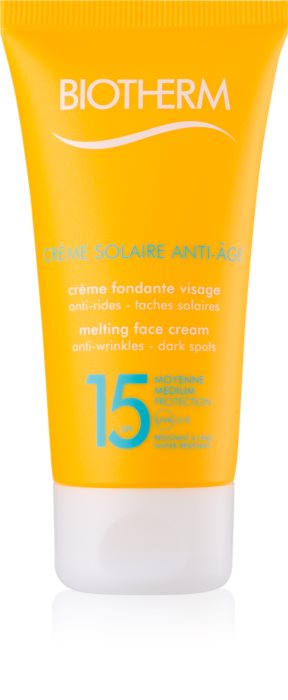 Biotherm Crème Solaire Anti-Âge Anti - Wrinkle Sun Cream SPF 15 ...
