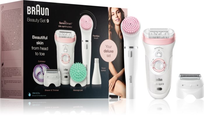 Braun Silk-épil 9 Beauty Set 9-995 Epilator with Cleansing Brush ...