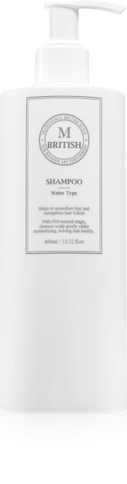 BRITISH M Ethic Water Type Shampoo champô intensamente nutritivo para ...