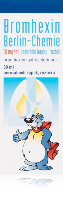Bromhexin BC Bromhexin 12mg/ml perorální kapky, roztok | notino.cz