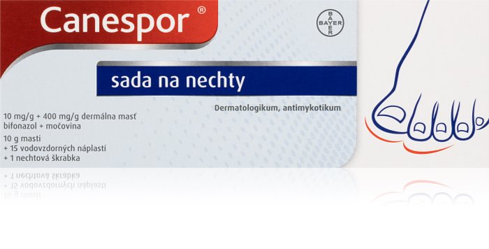 Canespor CANESPOR 10MG/G+400MG/G UNG 10G+SADA sada na nechty | notino.sk