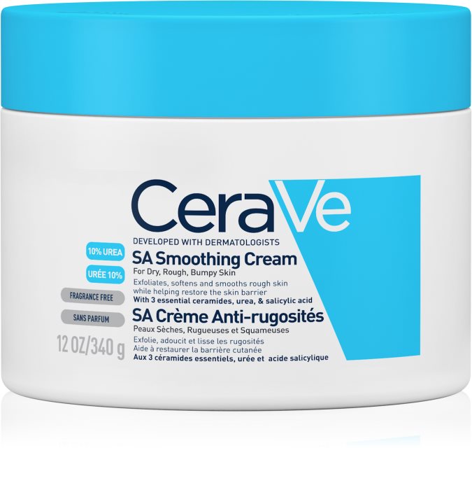 CeraVe SA crema idratante emolliente per pelli secche e molto secche ...