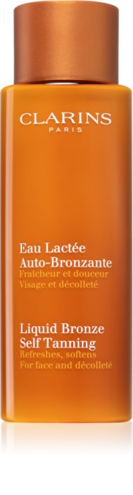 Clarins Liquid Bronze Self Tanning produit auto-bronzant visage et ...
