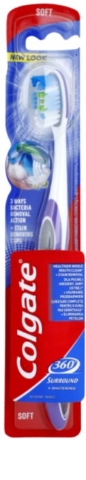 Colgate 360° Surround + Whitening zubní kartáček soft | notino.cz