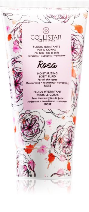 Collistar Rosa Moisturizing Body Fluid crema corpo emolliente nutriente ...