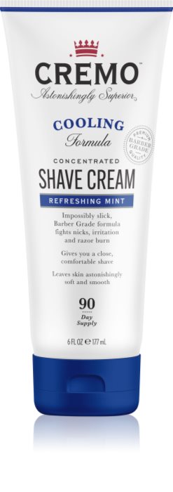 Cremo Refreshing Mint Cooling Shave Cream crème de rasage en tube ...